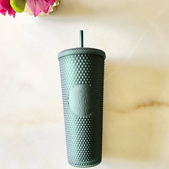 Starbucks | Dining | Nwt Starbucks 222 Dark Green Spiky Jelly Matte ...